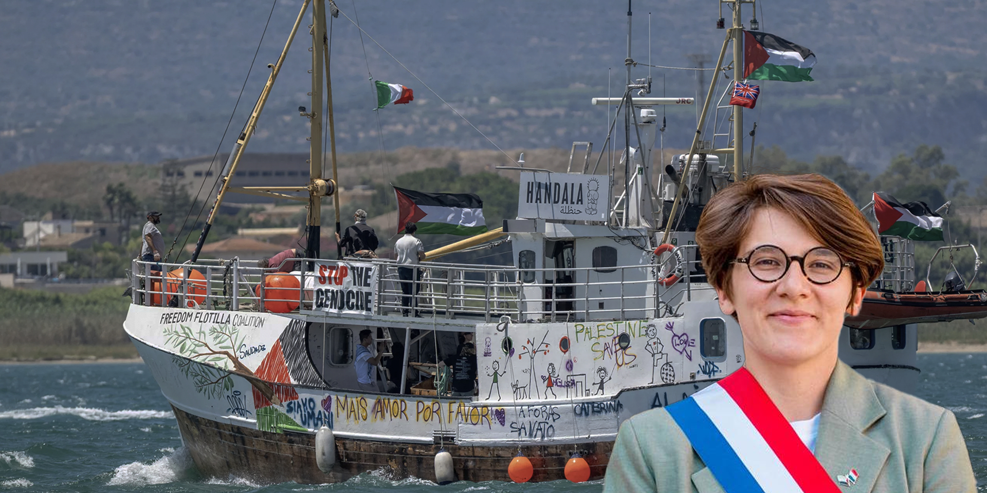 À 500 km de gaza : entretien exclusif avec Gabrielle Cathala depuis la ...